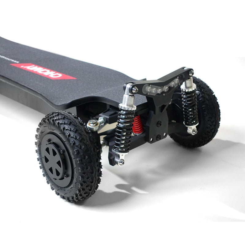 All-terrain Electric skateboard Four-wheel drive off-road skateboardin ...