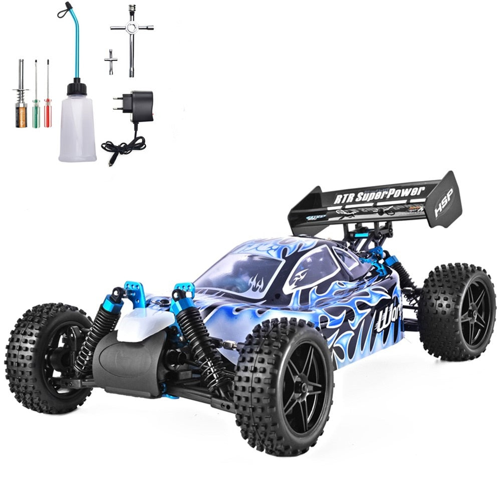 4wd Off-Road Buggy Two Speed Nitro Gas Power Remote Control Car ...