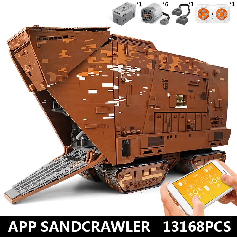 Sandcrawler Assembly Kits Model Building Blocks Bricks – activityasset